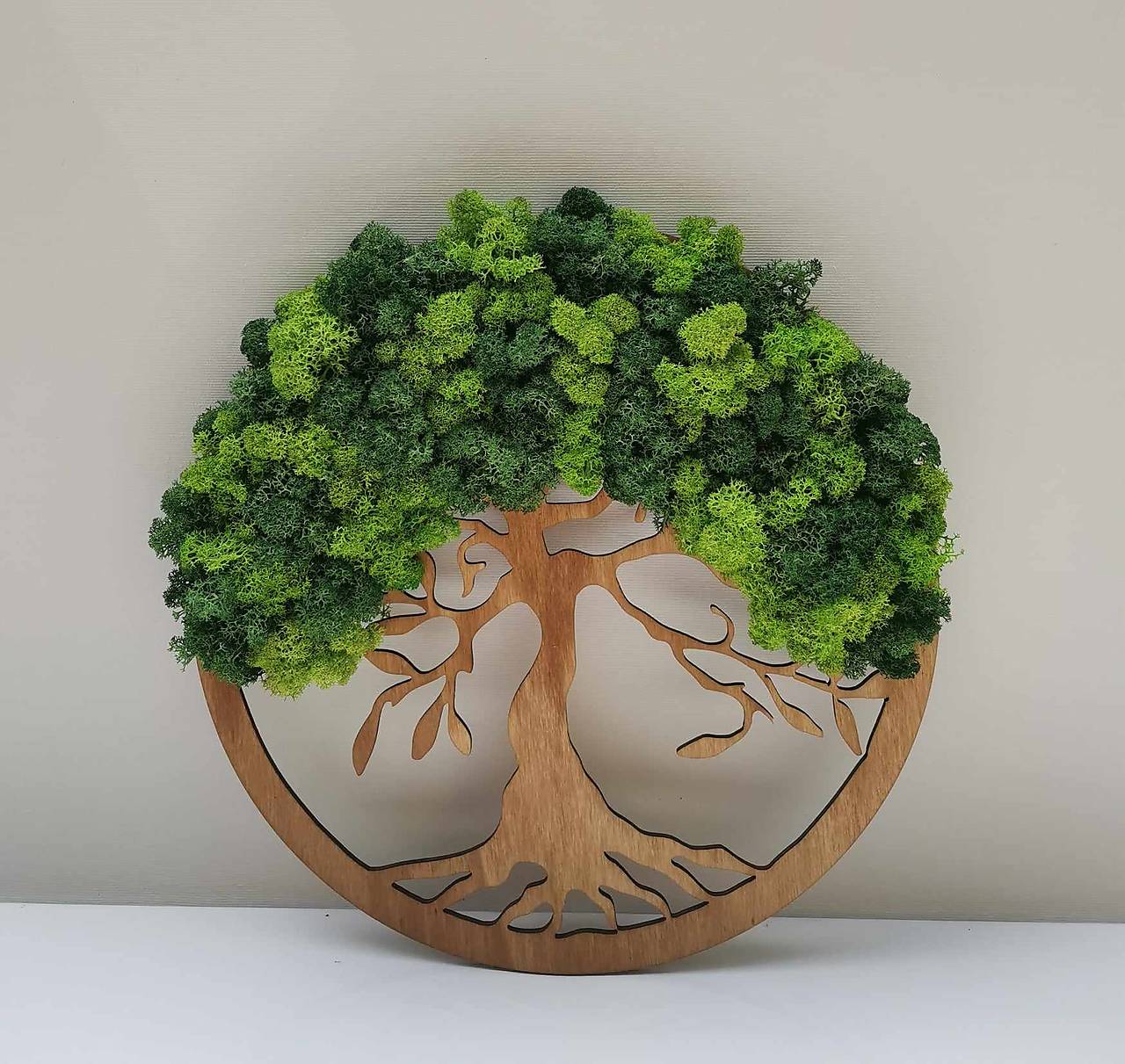 Machový obraz, strom života, 30 cm / MechShop - SAShE.sk