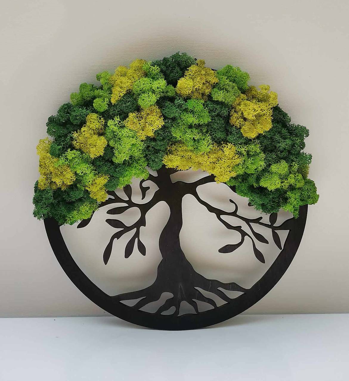 Machový obraz, strom života, 30 cm / MechShop - SAShE.sk