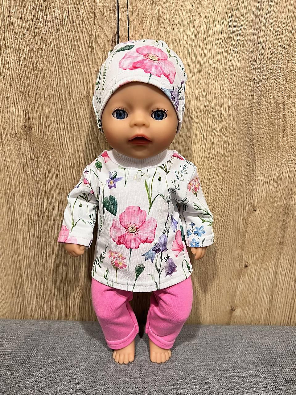 Set pre bábiku BABY BORN - 36 cm, kvety / BaskaDesign - SAShE.sk