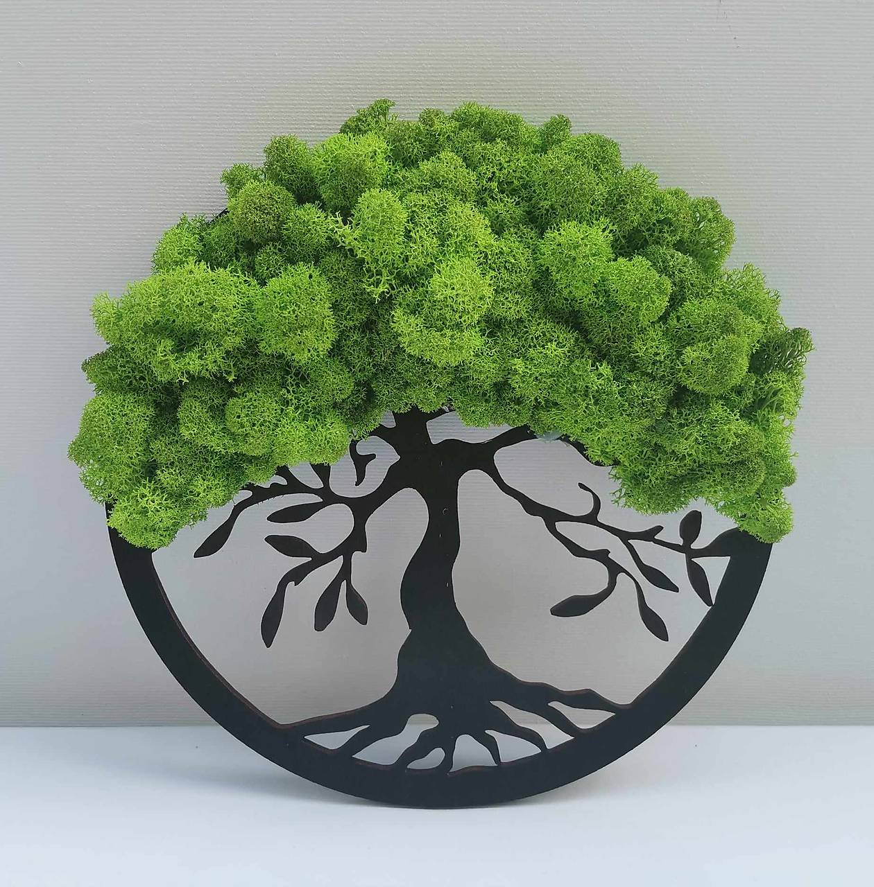 Machový obraz , strom života, 20 cm / MechShop - SAShE.sk