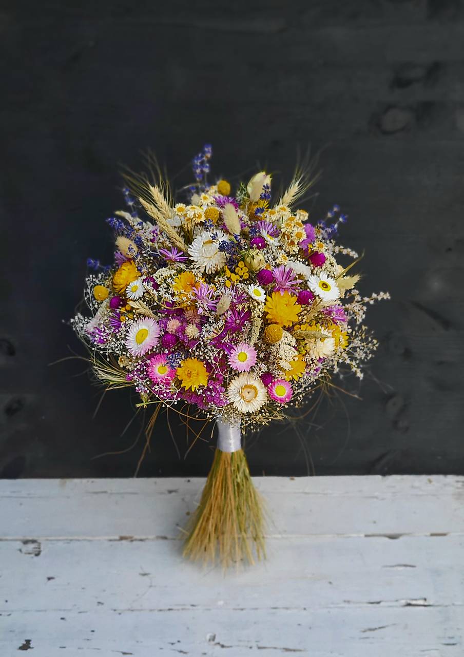 Lúčna svadobná kytica / Freesiaatelier - SAShE.sk - Handmade Kytice pre nevestu