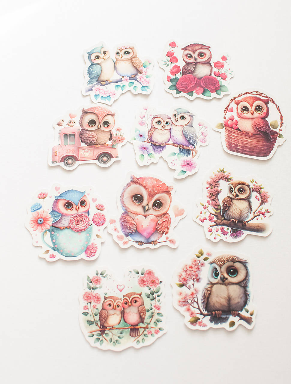 Nálepka / set Cute Sovička II. / Lucy-Art - SAShE.sk