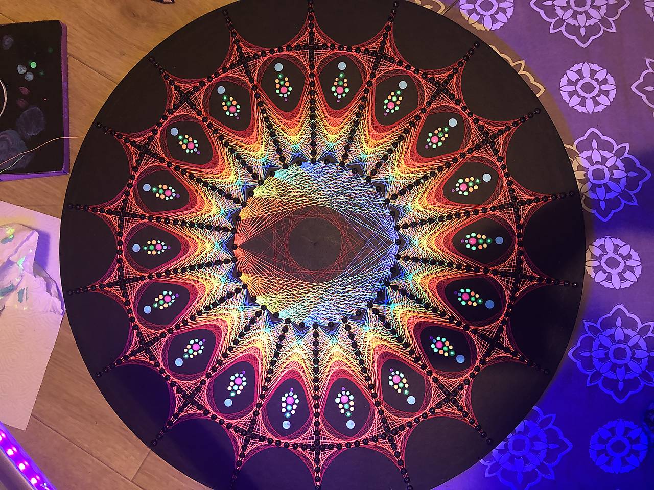 String art “The symbol of feminity” / SunStringArt - SAShE.sk