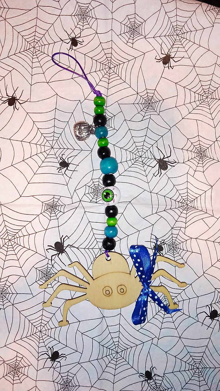 HALLOWEEN závesná dekorácia (Pavúk) / LoveWitch - SAShE.sk