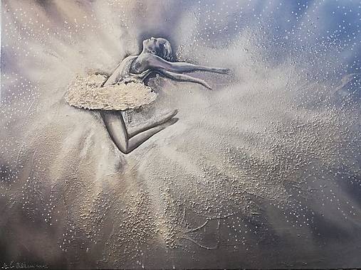 ,,Baletka,, 80x60 / KukurART - SAShE.sk