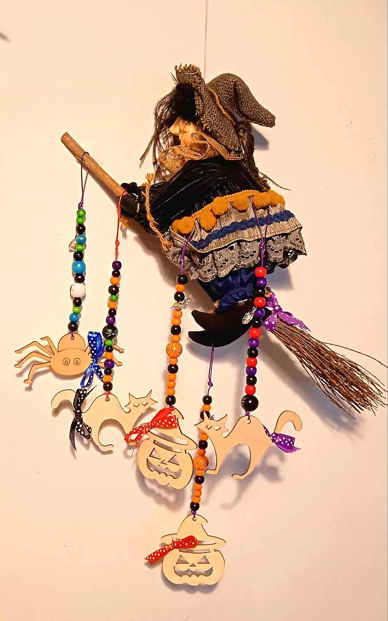 HALLOWEEN závesná dekorácia (Pavúk) / LoveWitch - SAShE.sk