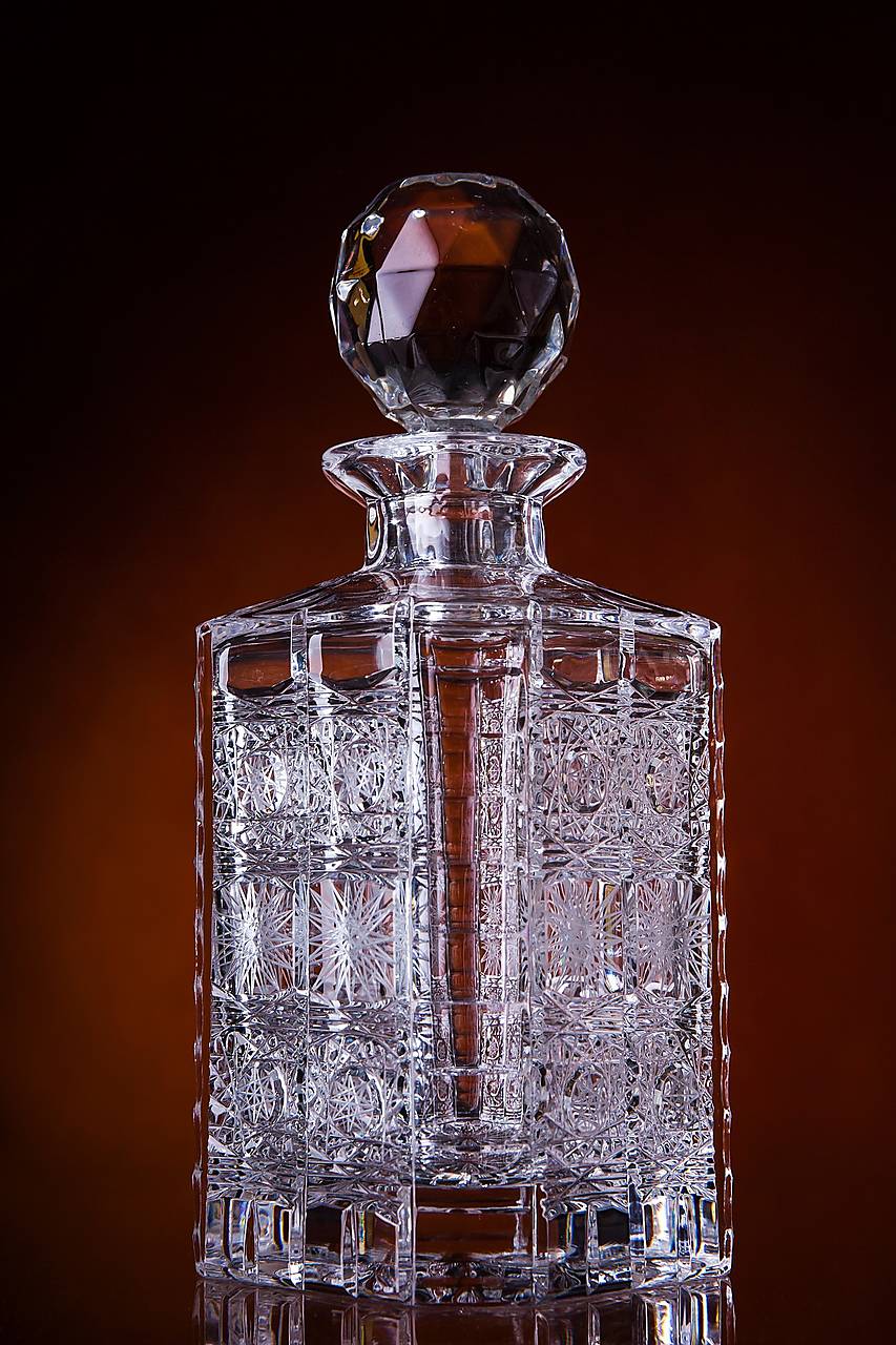 Whisky set (karafa na whisky a 6 pohárov na whisky) vzor 500 ...