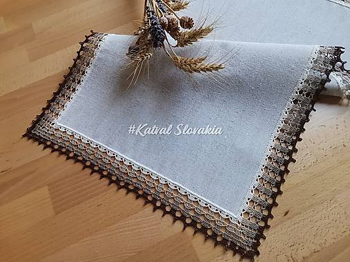Režná štóla s háčkovaným okrajom *** / katval - SAShE.sk
