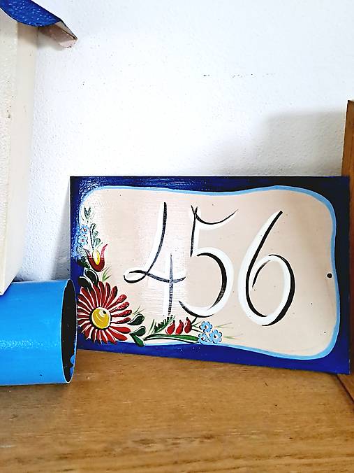 Popisné číslo domu / malovaneschranky - SAShE.sk