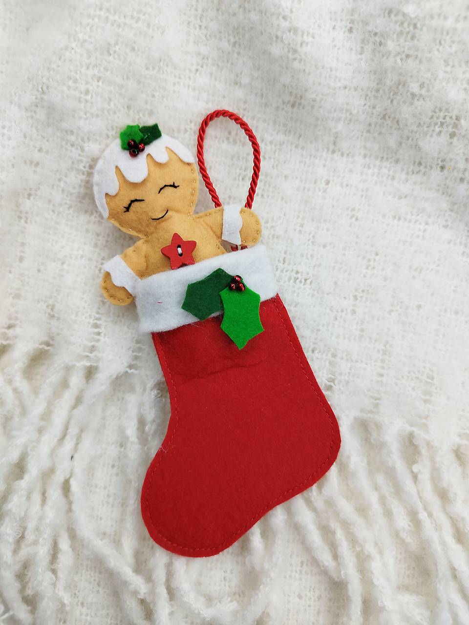 Vianočné prekvapenie v čižmičke: perníček / FantasiaHandmade - SAShE.sk