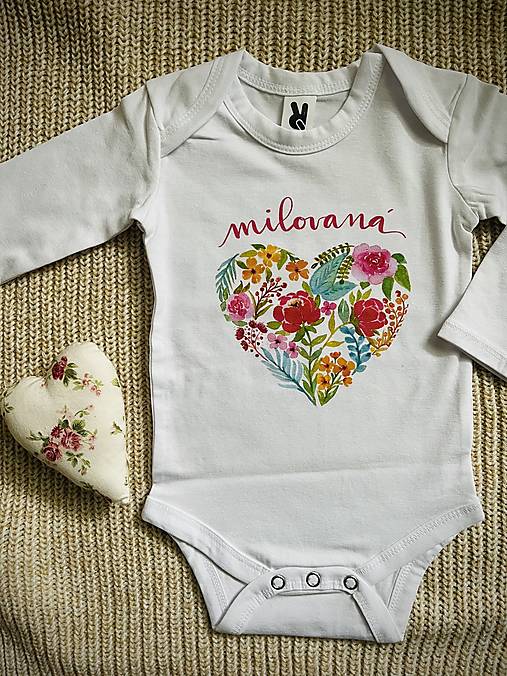 Detské body Milovaná / natine - SAShE.sk