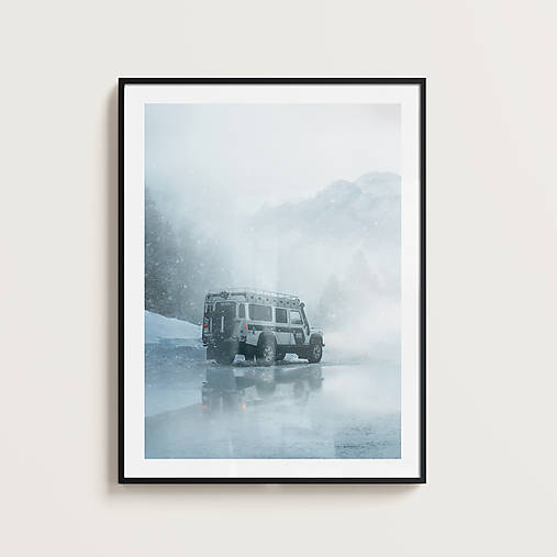 Land Rover Defender | Art Print / amp-shop - SAShE.sk