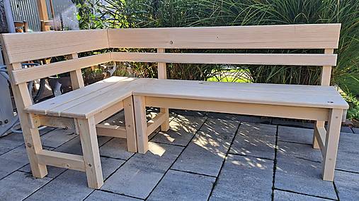 Malá rohová lavica rozoberateľna / shepi - SAShE.sk