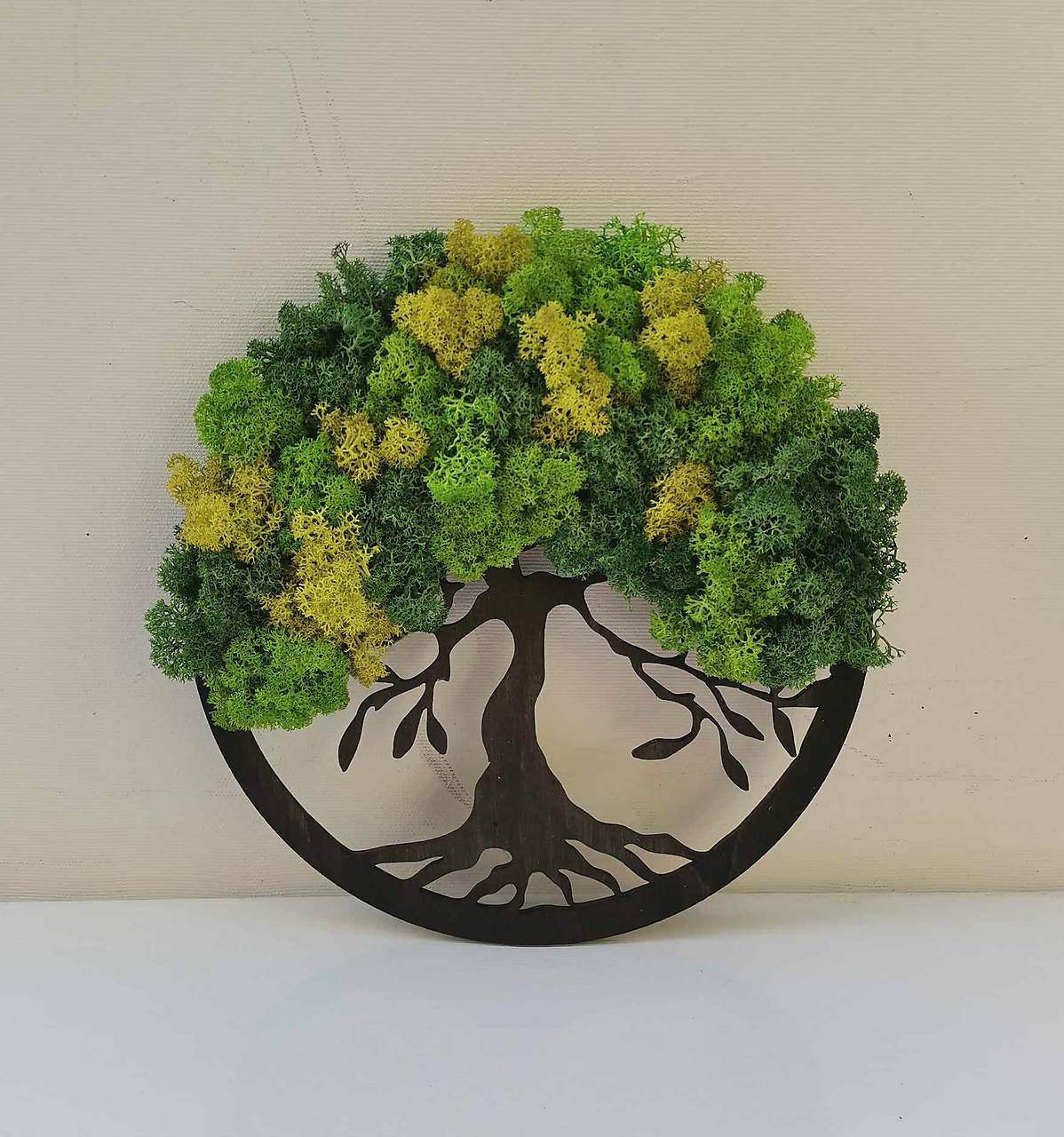 Machový obraz, strom života, 20 cm / MechShop - SAShE.sk