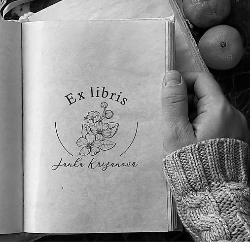 Pečiatka EX LIBRIS čerešňové kvety / NoiArt - SAShE.sk