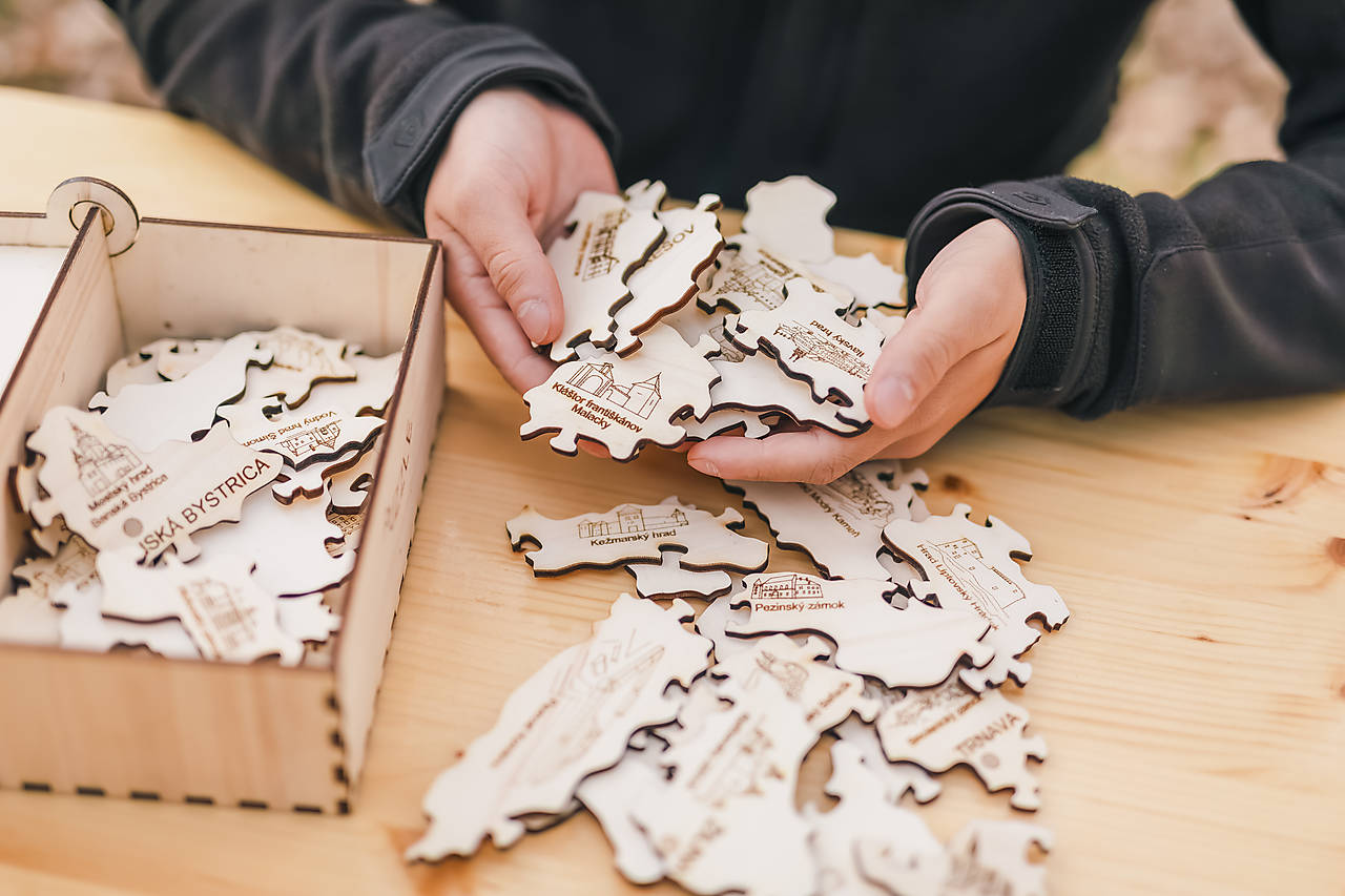 DREVENÉ PUZZLE - Najznámejšie vodné plochy / DrevenepuzzleSK - SAShE.sk