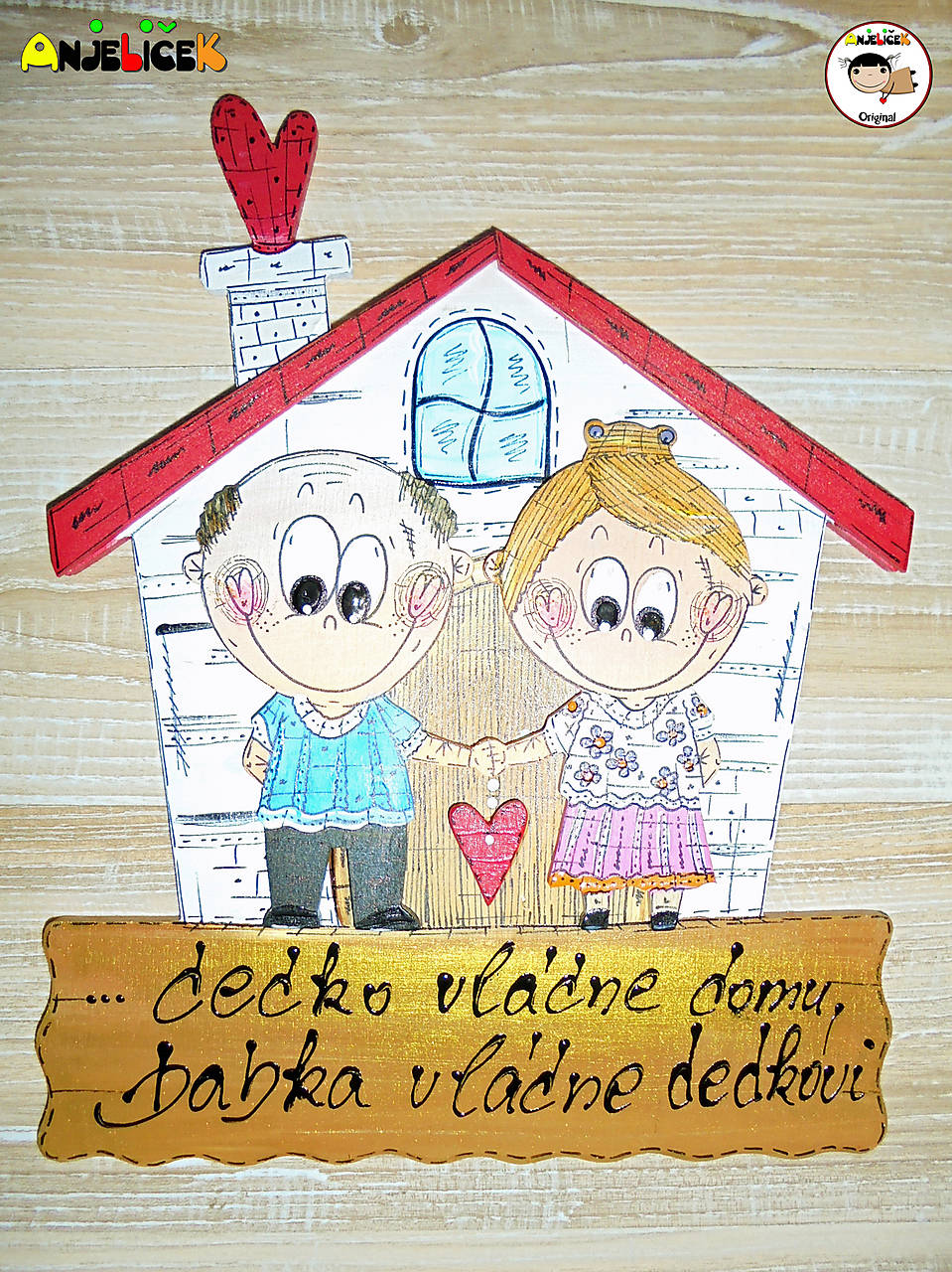 Menovka - babka a dedko / anjelicek - SAShE.sk