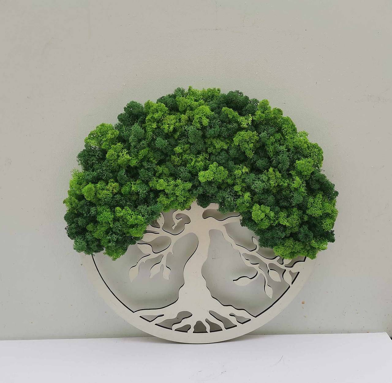 Machový obraz, strom života, 40cm / MechShop - SAShE.sk