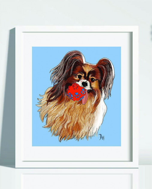 Digitálna kresba psíka na želanie / InkNook - SAShE.sk