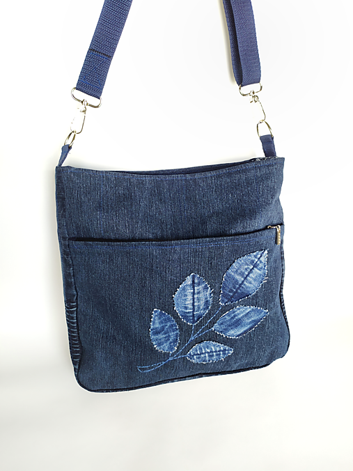 Rifľová taška s lístkami / katkaaa - SAShE.sk