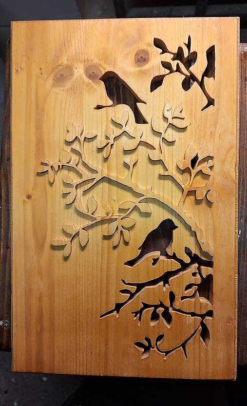 Drevené obrazy (Obraz kvet) / HobyTomi - SAShE.sk