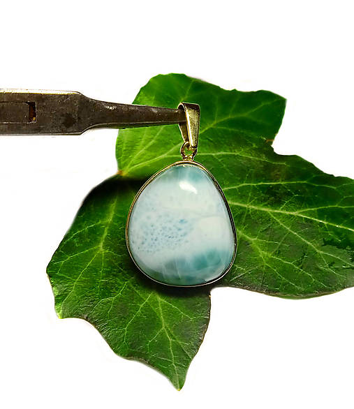 ZLATÝ prívesok EXTRA LARIMAR Dminikana / KUBAGOLD - SAShE.sk