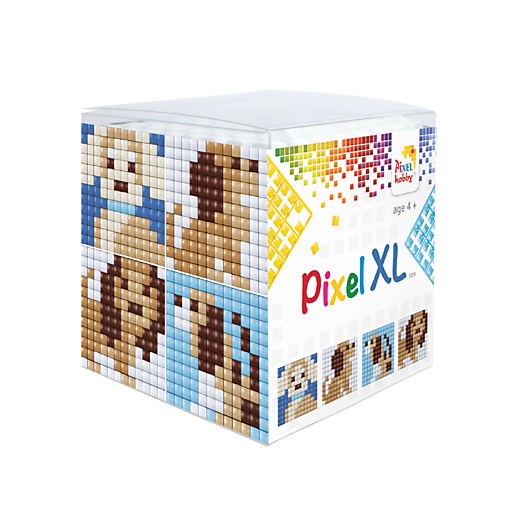 Psy kocka XL pixel / HaM - SAShE.sk