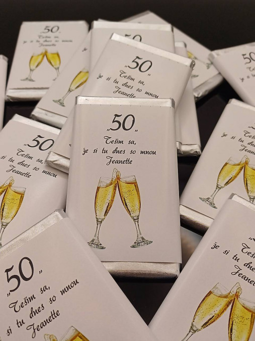 Cokoladka na narodeniny - sampanske / Lacnydarcek - SAShE.sk