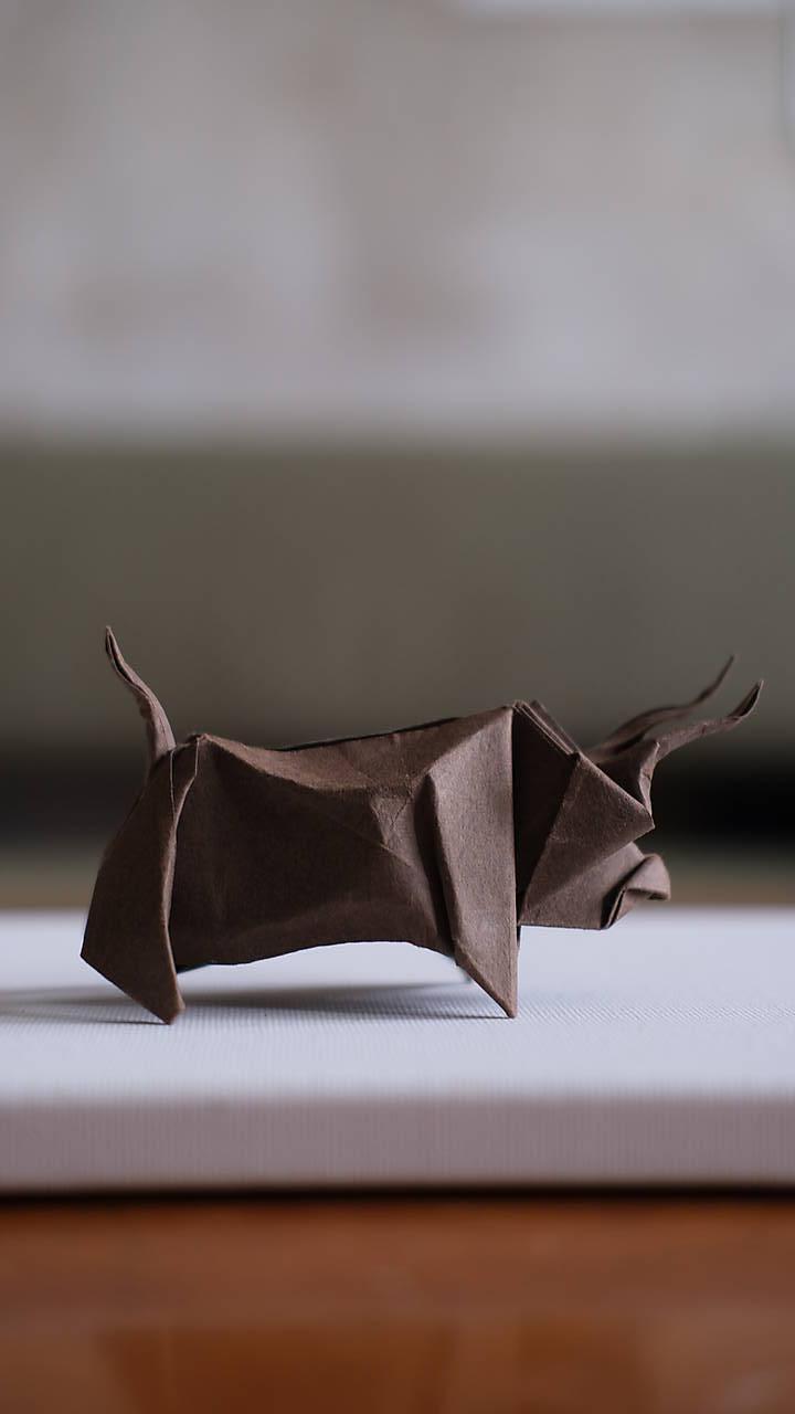 Origami Býk (Buffalo) / PeterCicman - SAShE.sk