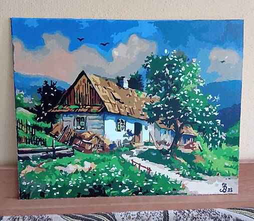 Maľovaný obraz / amberka - SAShE.sk