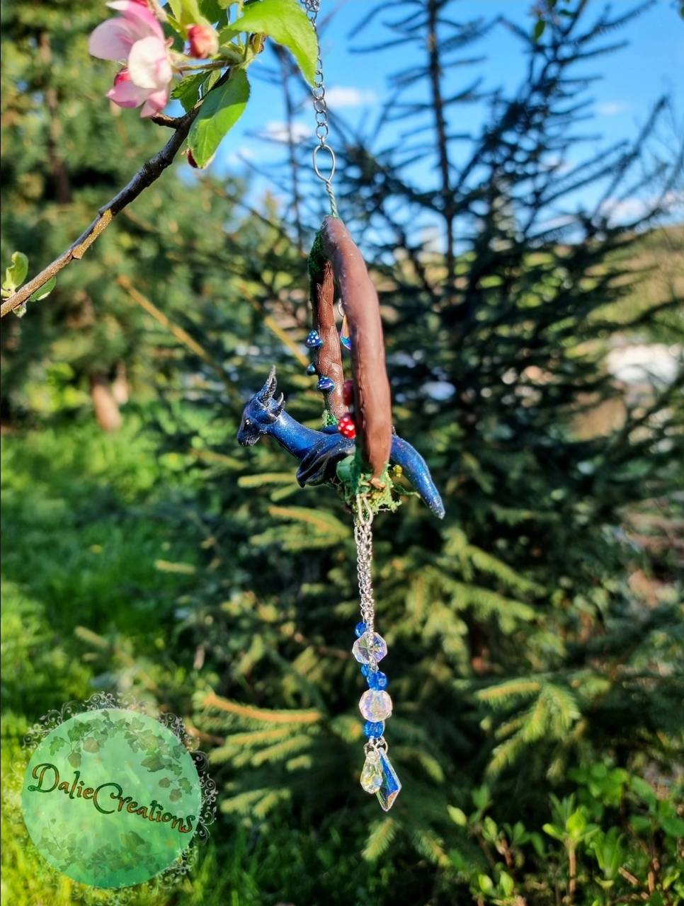 Malý Lapače slnka s modrým Drakom / dalie.creations - SAShE.sk