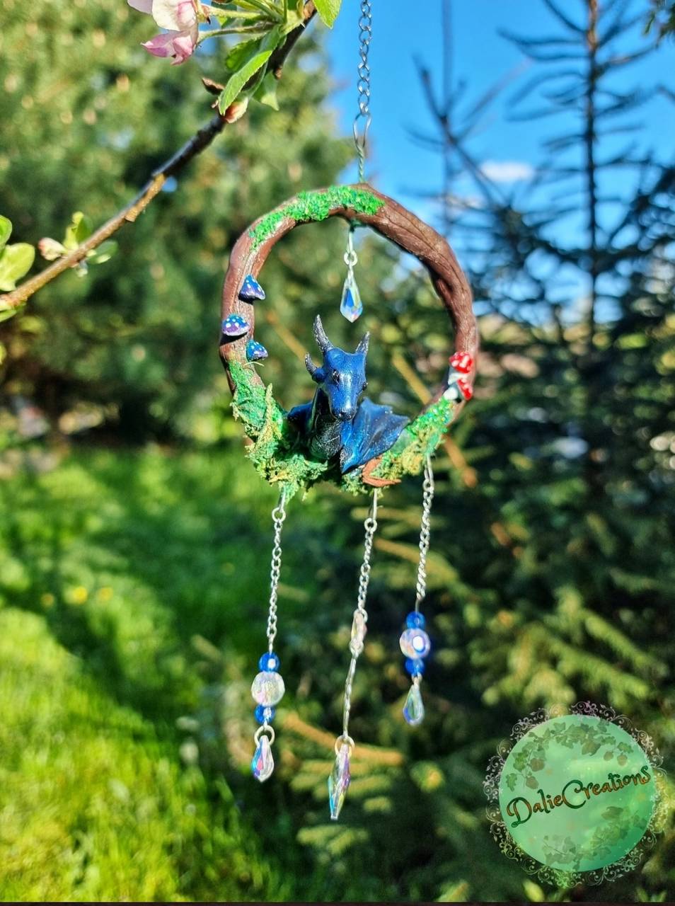 Malý Lapače slnka s modrým Drakom / dalie.creations - SAShE.sk