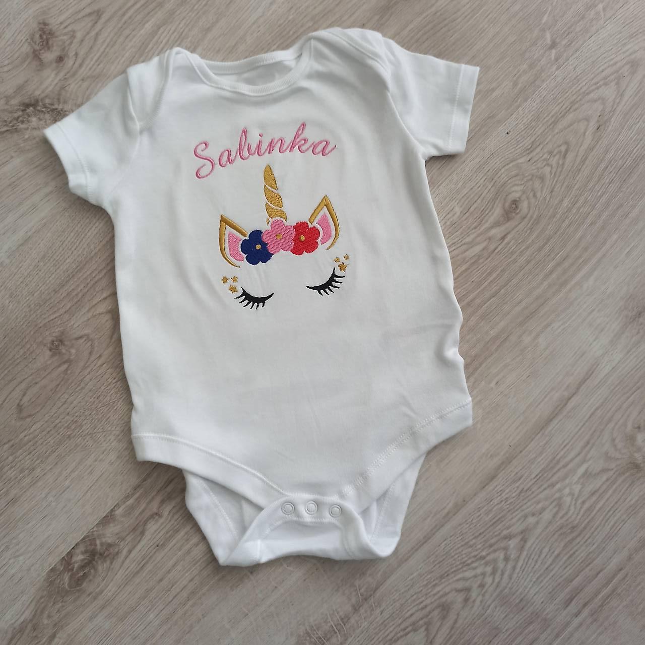 Detské body - jednorožec s menom / emavy - SAShE.sk