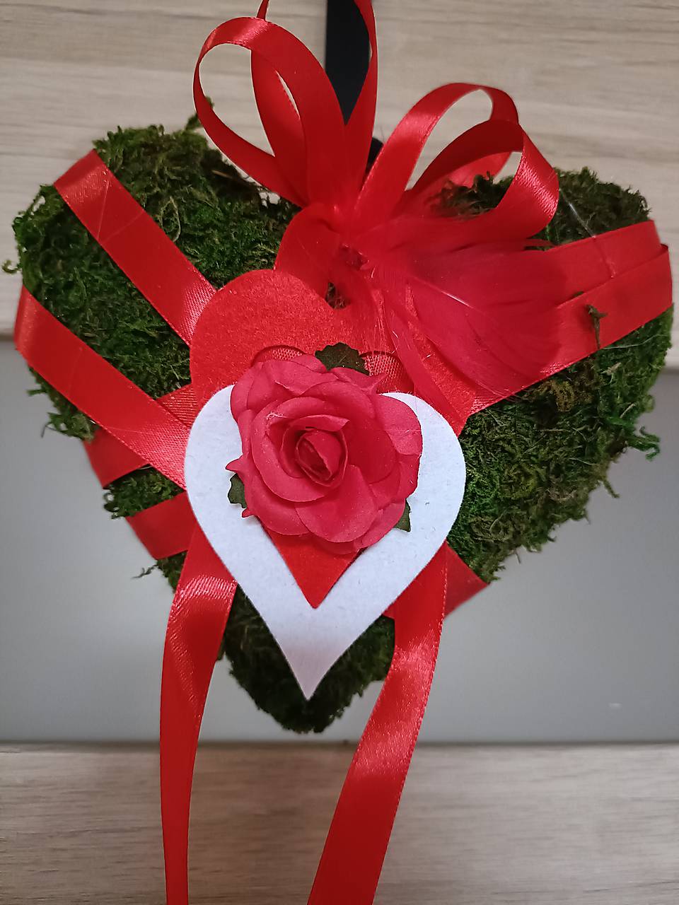 Srdce červené - Valentín II / nasevasedekoracie - SAShE.sk