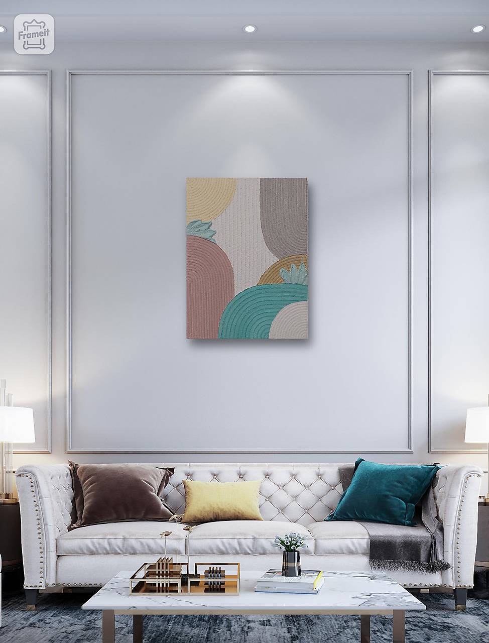 Strukturovany abstraktny obraz linie / LenB - SAShE.sk