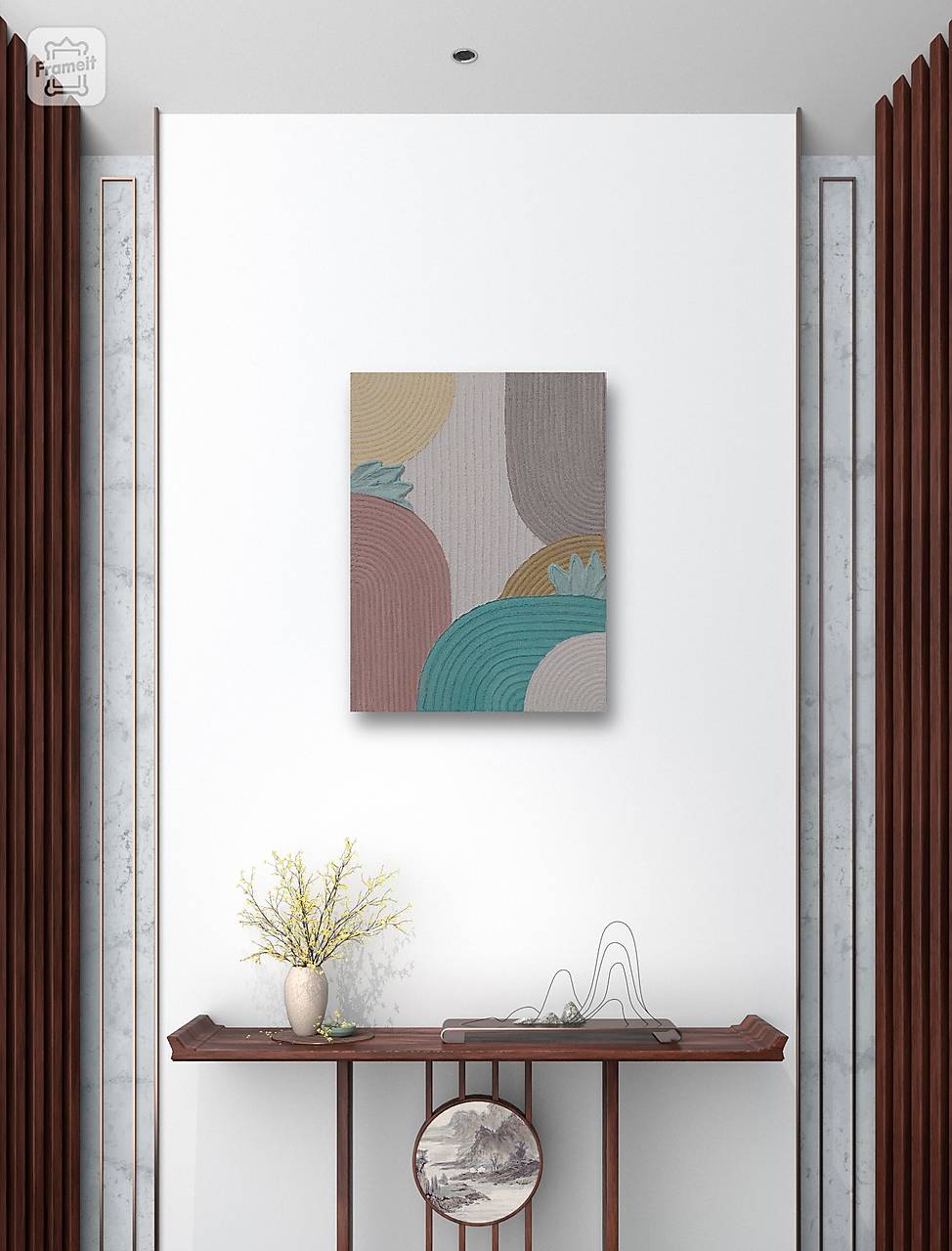 Strukturovany abstraktny obraz linie / LenB - SAShE.sk