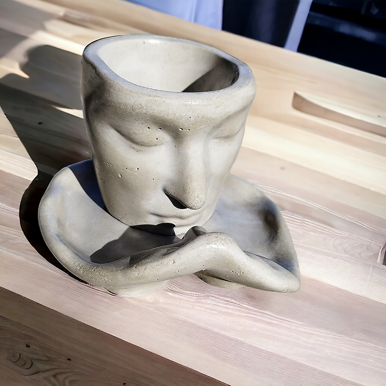 Betónová dekorácia súznenie / Prirodno - SAShE.sk