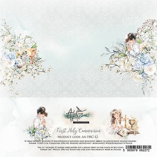 Scrapbook papier 6x6 First Holy Communion / Emmart - SAShE.sk