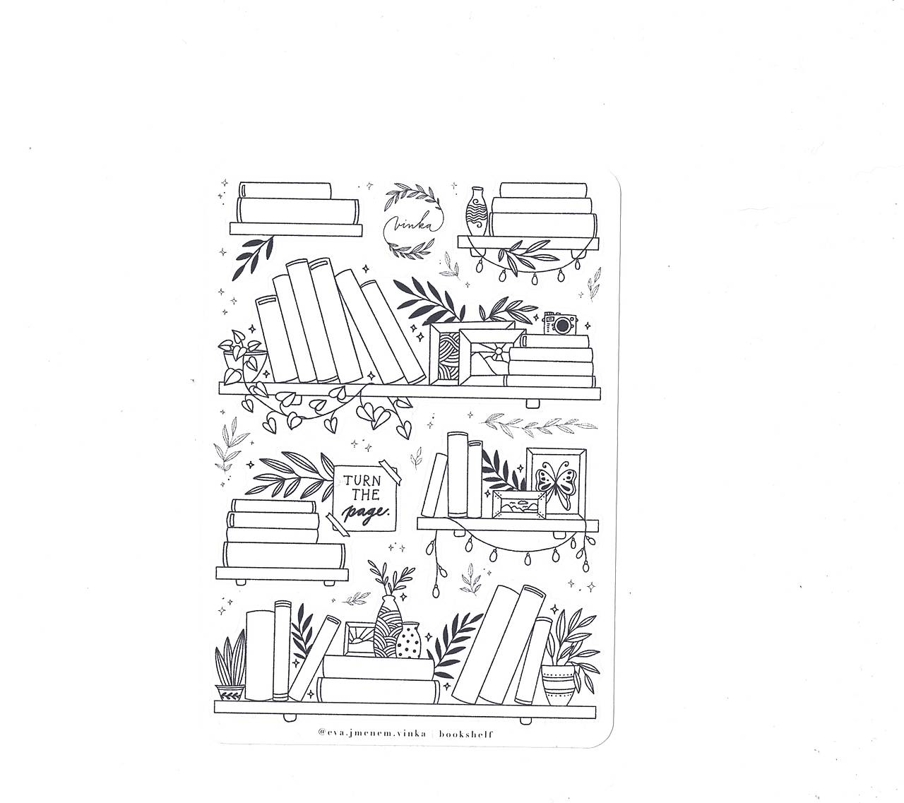 SamolepkyBookshelf – Book Reading Tracker / Lucy-Art - SAShE.sk