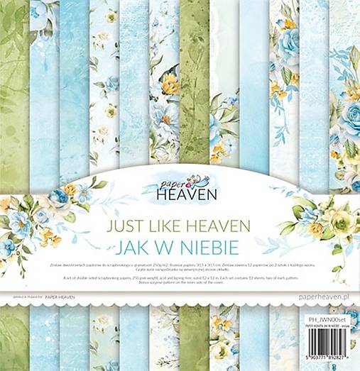 Scrapbook papier 12x12 Just Like Heaven / Emmart - SAShE.sk