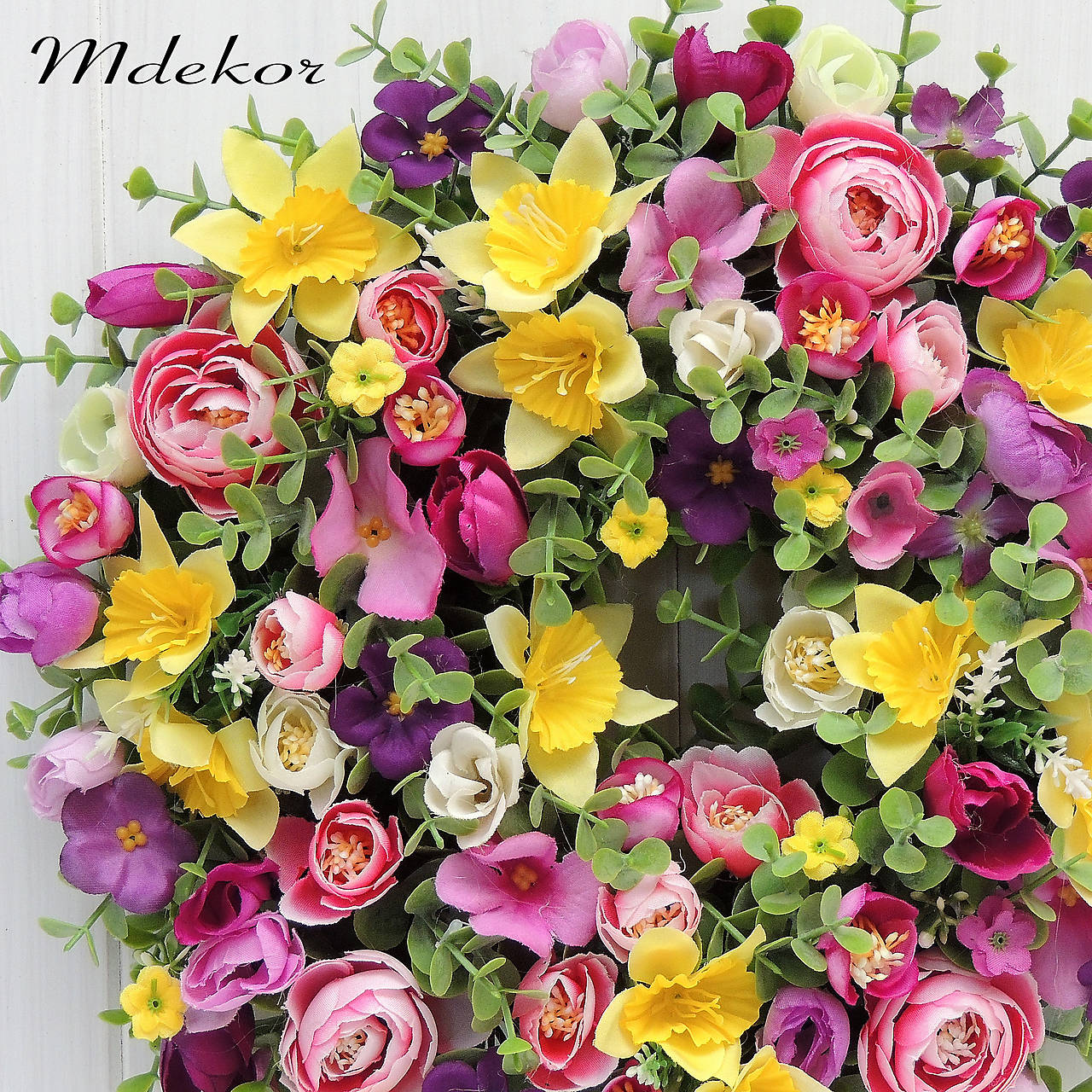 Veselý jarný veniec / Mdekor - SAShE.sk