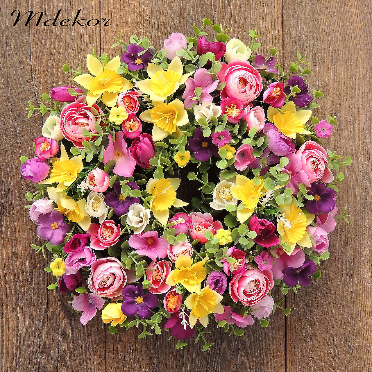 Veselý jarný veniec / Mdekor - SAShE.sk