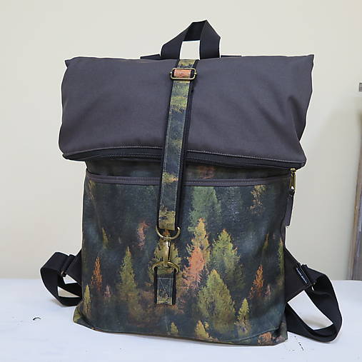 Batoh Rolltop - les / pezinskadielnicka - SAShE.sk