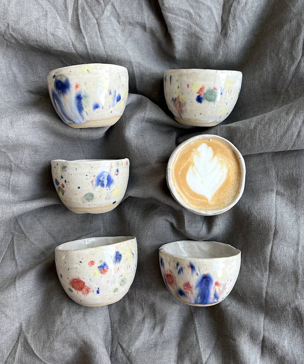 Rucne robene salky na kavu / lolomocups - SAShE.sk