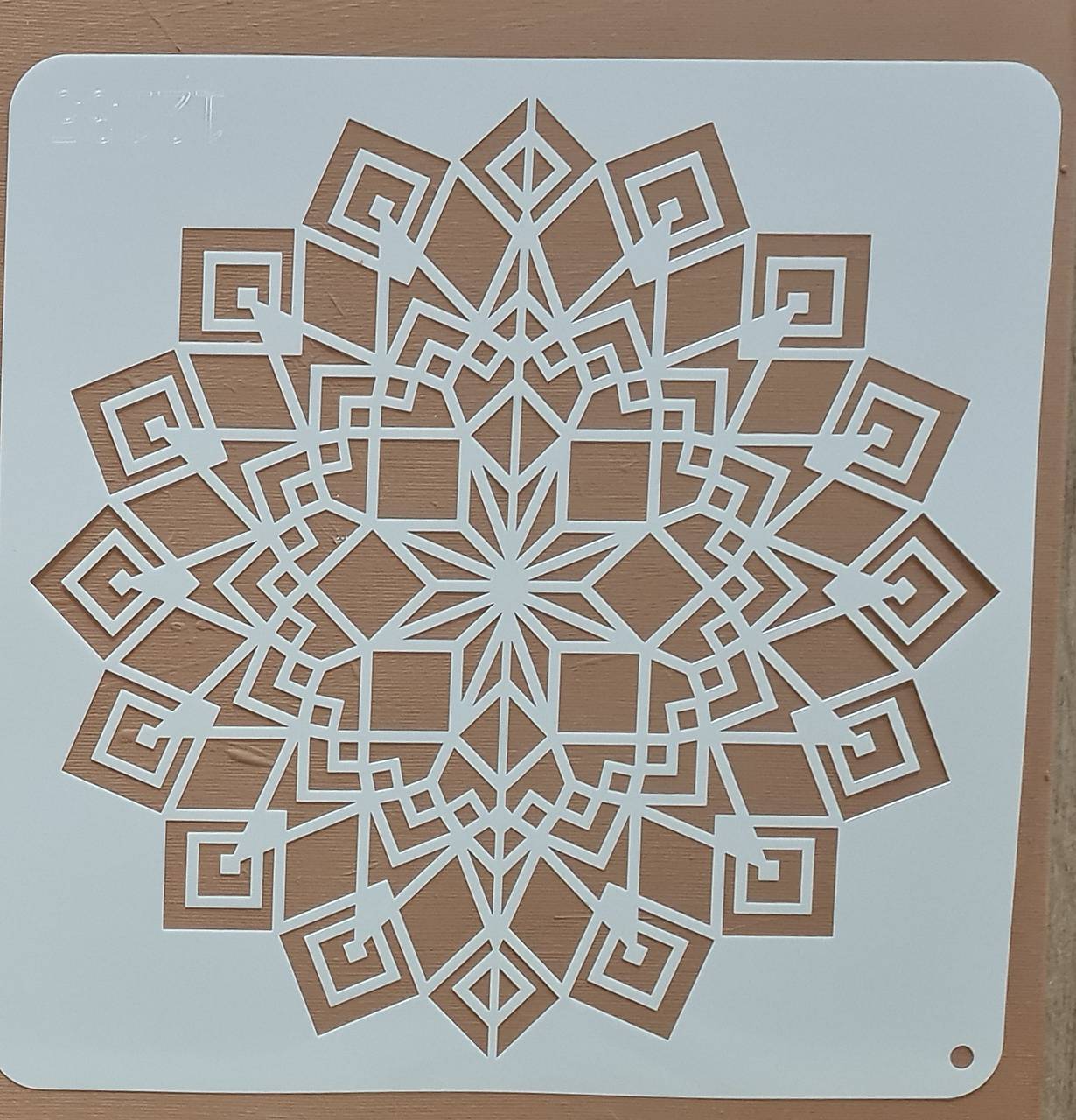 Šablóna mandala 3-/ varianty / (Šablóna mandala 30x30cm č. 12) / ADIUM ...