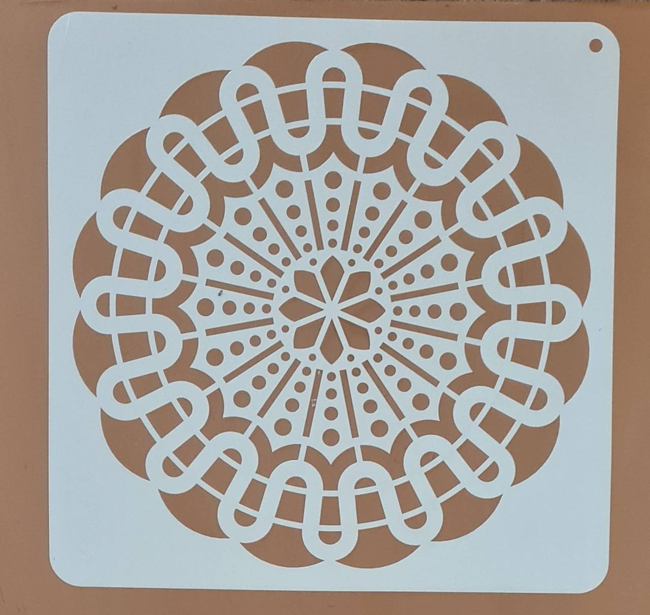 Šablóna mandala 3-/ varianty / (Šablóna mandala 30x30cm č. 13) / ADIUM ...