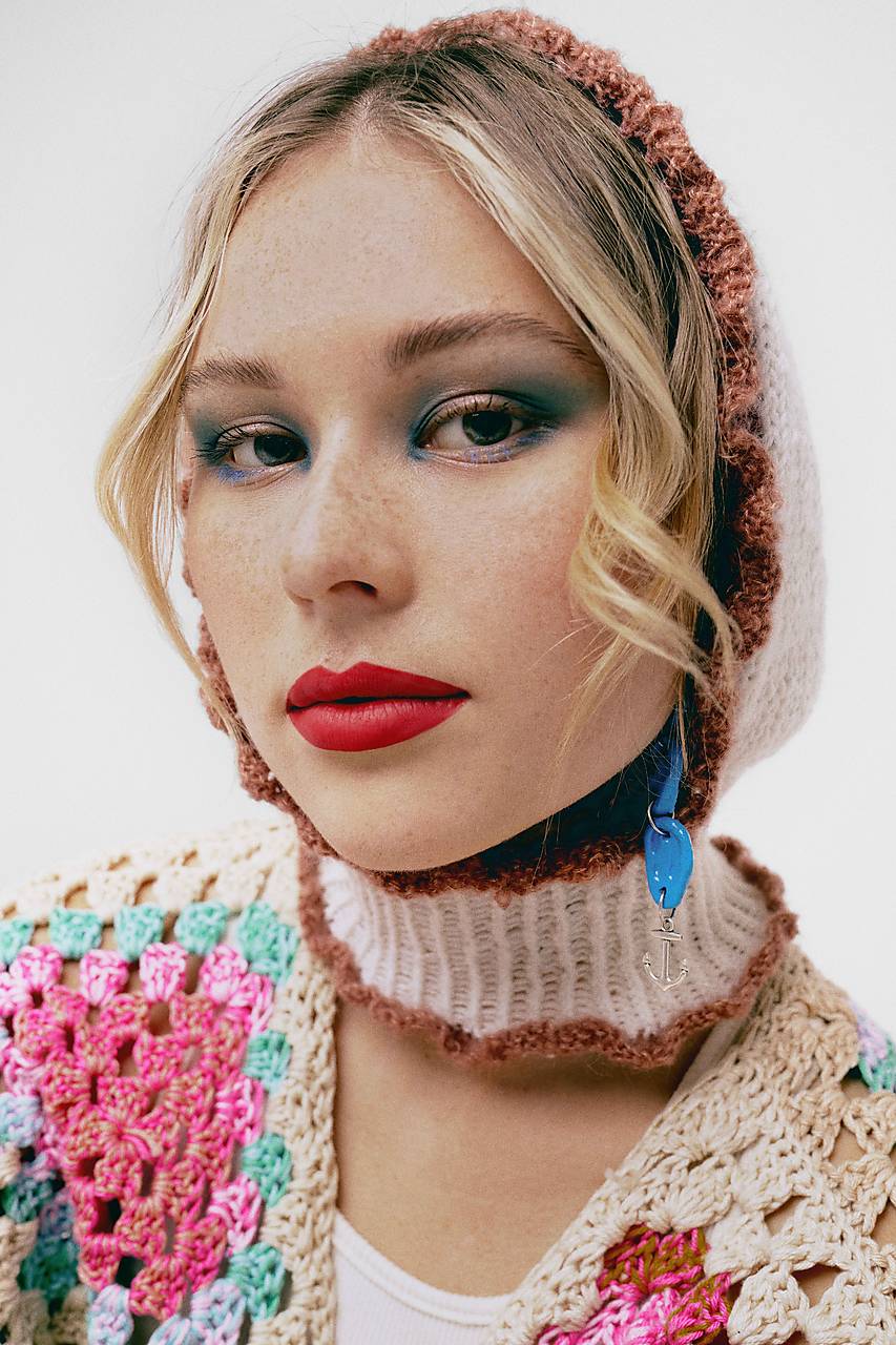 Kukla Frida Snow White + Dusty Plum Pink / ANDstudio - SAShE.sk