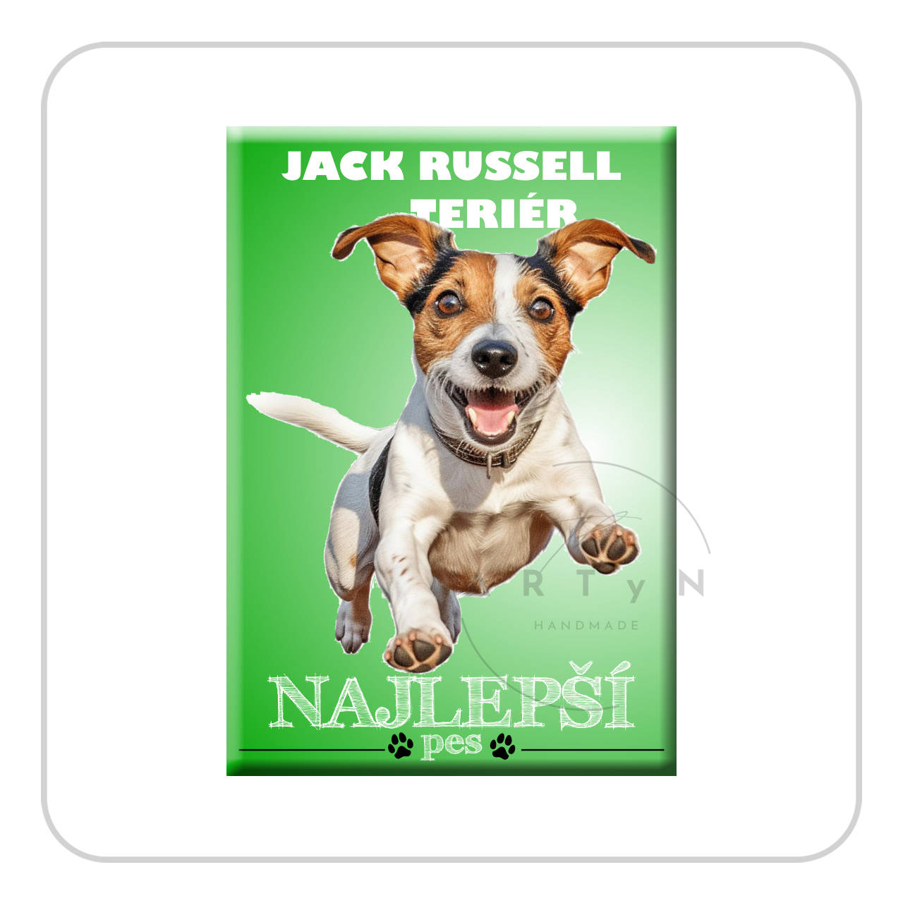 Jack Russell Terier - najlepší pes - magnetka (Jack Russell Terier ...