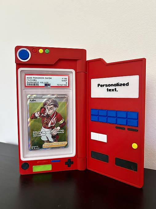 Pokédex držiak na kariet – unikátny display pre graded Pokémon karty ...