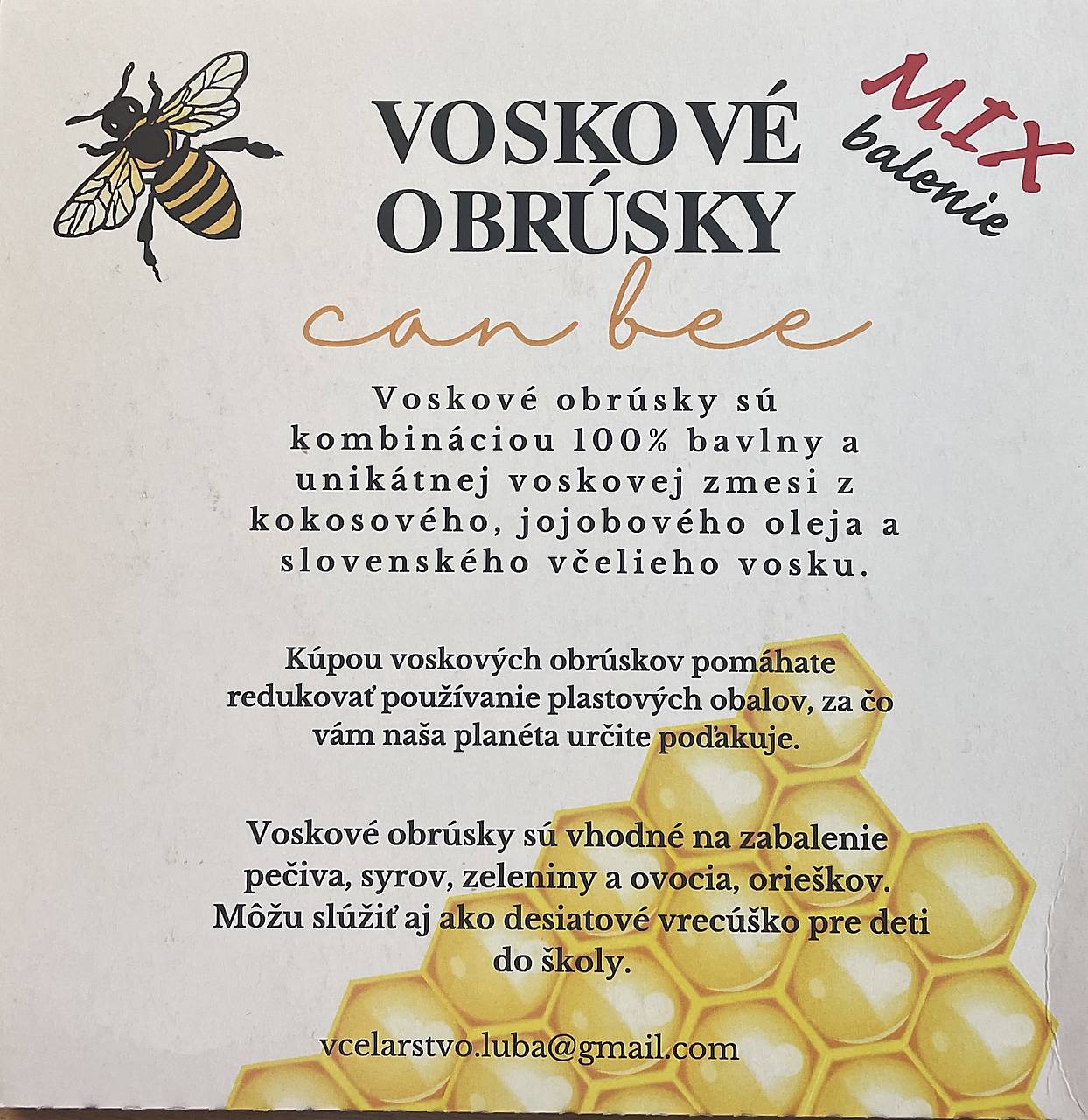 Voskové Obrúsky / MedoLesOrava - SAShE.sk